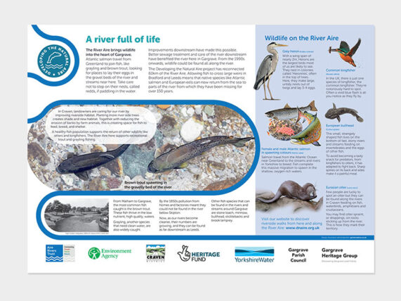 Interpretation panels & signage: design, production and installation