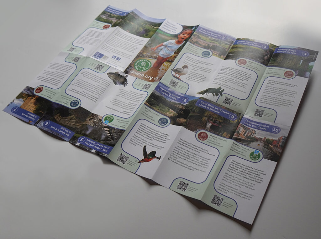 Discover the river Aire ~ A2 walks information leaflet