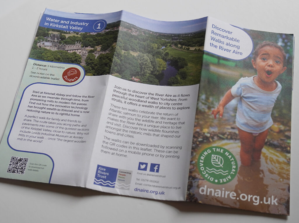 Discover the river Aire ~ A2 walks information leaflet